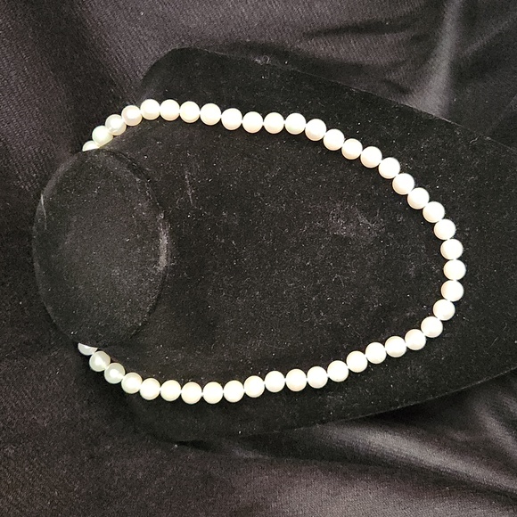 My Pacific Pearls | Jewelry | Bua Bay White Pearl Necklace With 4k Gold ...